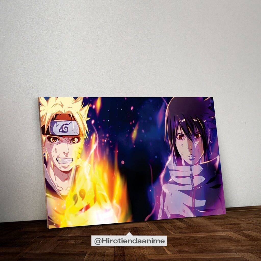 Cuadro Naruto Y Sasuke Batalla | Hiro tienda anime | HIRO Tienda Anime