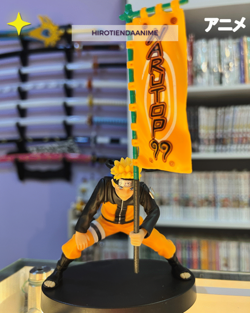Figura Naruto con Bandera | Hiro tienda anime | HIRO Tienda Anime