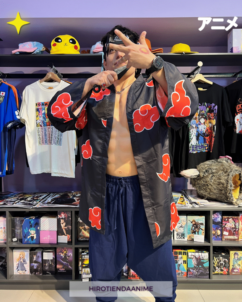 Haori kimono Akatsuki - Naruto | Hiro tienda anime | HIRO Tienda Anime